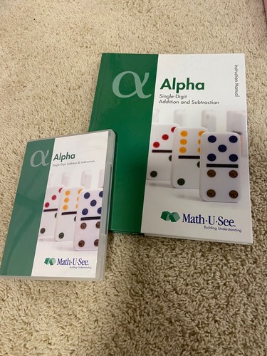 Math U See Alpha Instruction Pack - DVD and Teachers guide - hardcover 9781608260065| eBay