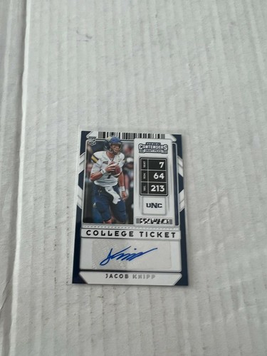 Jacob Knipp 2020 Contenders Draft Picks Rookie Auto Card #209 | eBay
