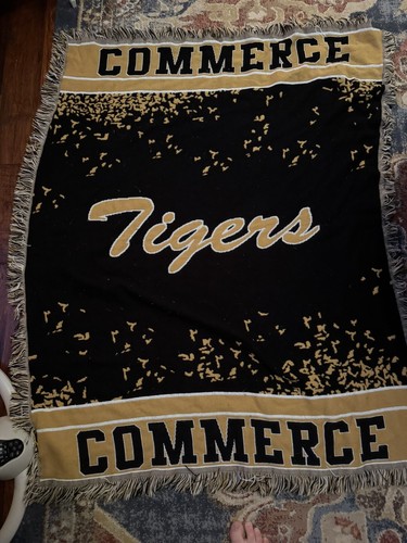 Commerce Tigers High School Blanket Georgia Banks County | eBay