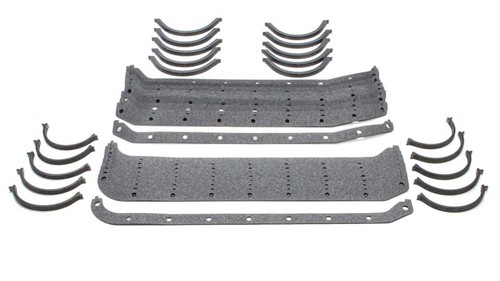 SCE Gaskets 11095-10 Oil Pan Gaskets, 2-Piece, .093 in. Thick, Fiber ...
