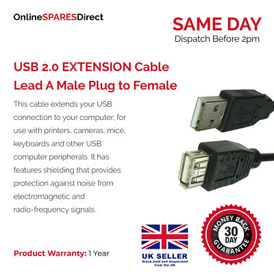 USB Extension Lead in USB Cables, Hubs & Adapters for sale | eBay