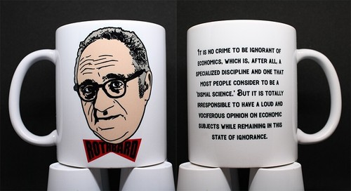 Murray Rothbard Mug w/ Quote - For a New Liberty - Man, Economy, and ...