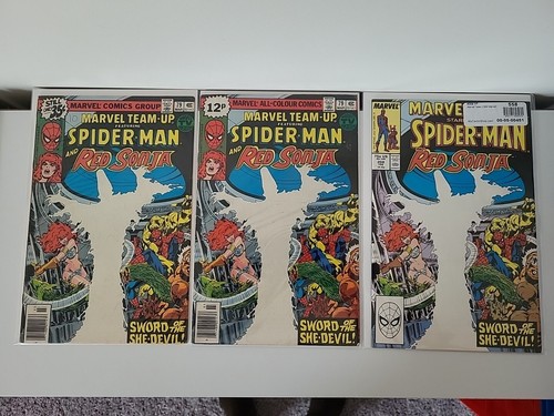 Marvel Team-Up 79 + Marvel Tales 208 Spider-Man Red Sonja | eBay