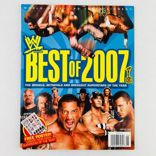 WWE - World Wrestling Entertainment Magazine January 2008 Best Of 2007 ...