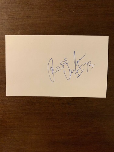 ROSS VERBA - IOWA FOOTBALL - AUTHENTIC AUTOGRAPH SIGNED - A8715 | eBay