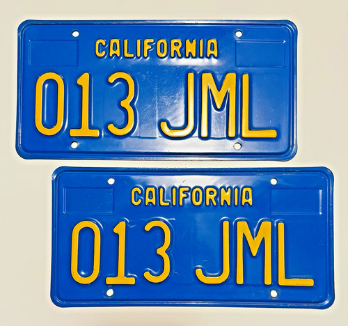 1970-1980 California License Plates DMV Clear | eBay