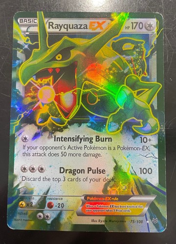 Rayquaza EX Pokemon Card | eBay
