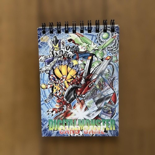 DIGITAL MONSTER CARD GAME Spiral Notebook, Character Art, New, Blank ...