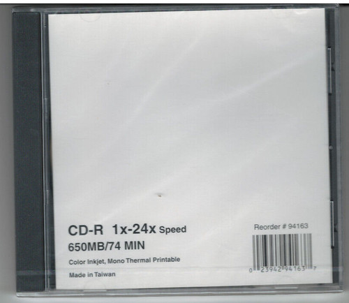 CD-RW 650MB 74 min Compact Disc Rewritable NEW | eBay