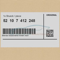 RÜCKENLEHNE Original BMW X3 F25 Beige Abdeckung Blende Sitz hinten ...