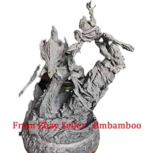 Toys Evolution Starcraft Hydralisk & Zeratul GK White Mold Statue Rare ...