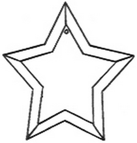 Stained Glass Supplies - Bevel Blank-star | eBay