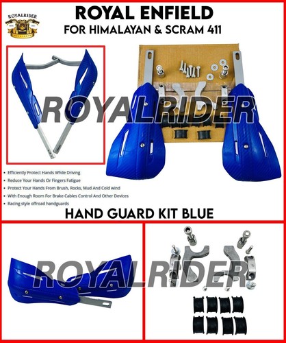 ROYAL ENFIELD "HAND GUARD KIT" (BLUE) FOR HIMALAYAN & SCRAM 411 | eBay
