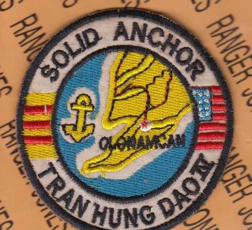 USN Navy Solid Anchor Tran Hung Dao Vietnam ~3.5" patch tab c/e | eBay