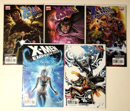 X-MEN: EMPEROR VULCAN (2007) #1-5 COMPLETE SET LOT FULL RUN HAVOK ...