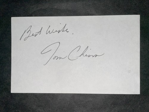 1979 ORIOLES: Tom Chism, SIGNED 3x5 (JS) | eBay