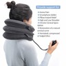 Inflatable Pillow Cushion Travel Camping Air Rest Pillow Head Neck Car ...