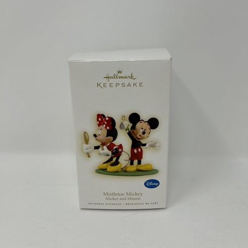 Hallmark Keepsake Mistletoe Mickey Ornament ,Mickey & Minnie Disney | eBay