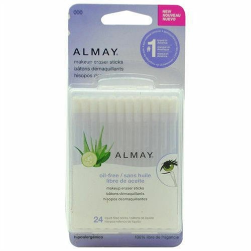1 x Almay Makeup Eraser 24 Sticks Oil Free Gentle Eye Makeup Remover ...