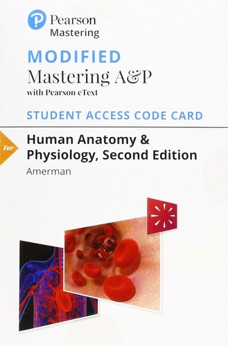 Modified Mastering A&P Pearson Access Card Human Anatomy & Physiology ...