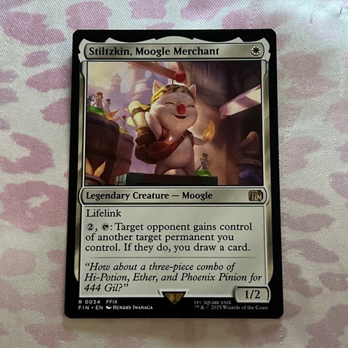 Stiltzkin, Moogle Merchant Final Fantasy Regular - NM #34 MTG FIN | eBay