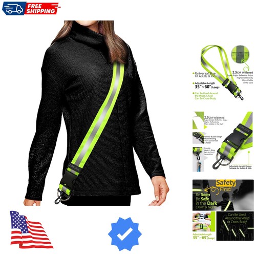 Reflective Sash for Walking at Night - Replaces Reflective Vest Safety ...