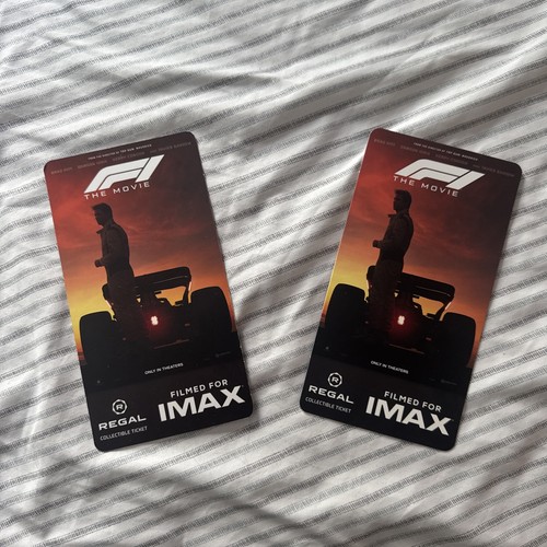 Formula 1 F1 2025 IMAX Collectible Ticket Regal Cinemas Souvenir Brad ...