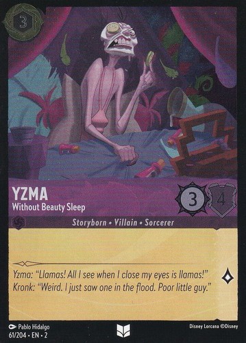 Cold Foil Yzma - Without Beauty Sleep 61/204 Uncommon Disney Lorcana | eBay