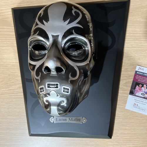 Jason Isaacs Autographed COA Harry Potter - Lucius Malfoy`s Mask - NEW ...