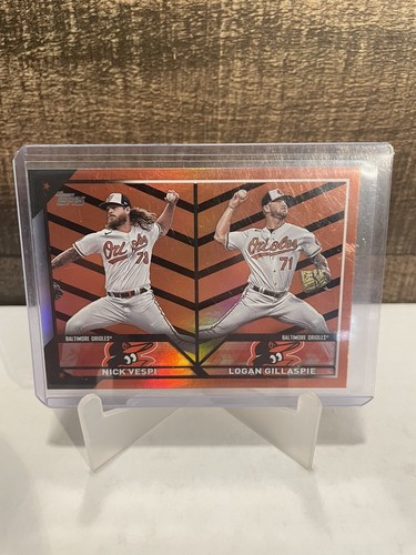 2023 Topps Update Halloween Foil US322 Nick Vespi Logan Gillaspie ...