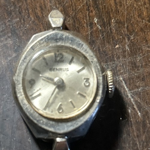 Vintage White Gold Filled Women’s Benrus Dress Logic Deluxe Mystery ...