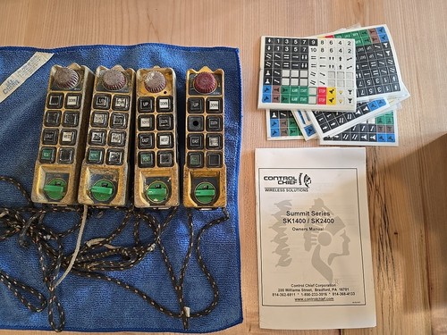 Lot Of 4 For Parts Control Chief Radio Remote Summit Series Sk1400 ...