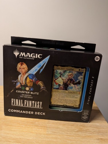 Magic the Gathering FINAL FANTASY X Counter Blitz Commander Deck Tidus ...