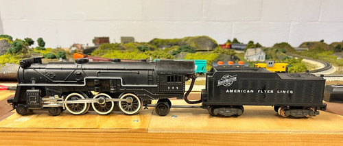 American Flyer 293 steam engine/CNW tender. Refurbished. Runs and ...
