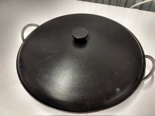 16" / 400 mm. Uzbek Kazan + Lid. Discada High Heat Cooking Disc BBQ. US ...