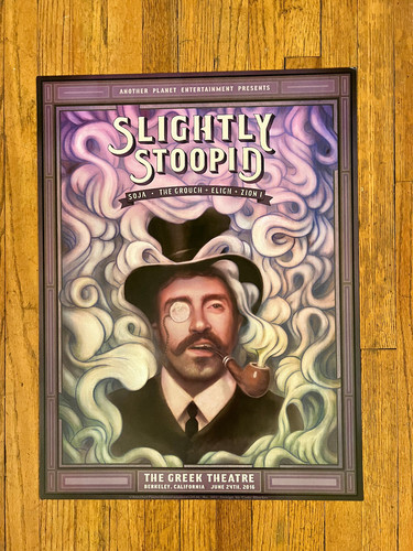Slightly Stoopid concert poster, 2016. Artwork by Cody Blocker | eBay