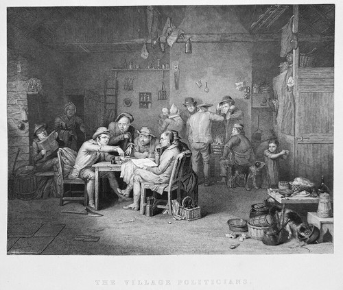 VILLAGE POLITICIANS ARGUE in TAVERN PUB ~ 1846 David Wilkie Art Print ...