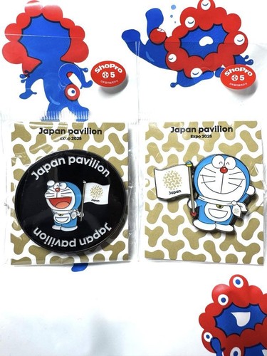 Expo Limited Doraemon Japan Pavilion Pin Badge Set Of 2 Pins rare ...