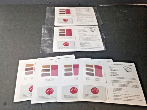Mary Kay Color Cards for Brown Eyes 2 Packs of 5 & 1 Pack of 4 New ...