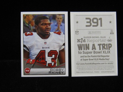 2014 Bobby Rainey Tampa Bay Buccaneers Panini Sticker #391 | eBay