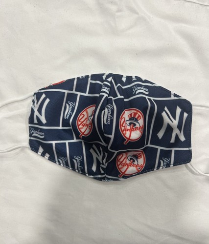 New York Yankees Face Mask - Washable Reusable Baseball Fabric Cover ...