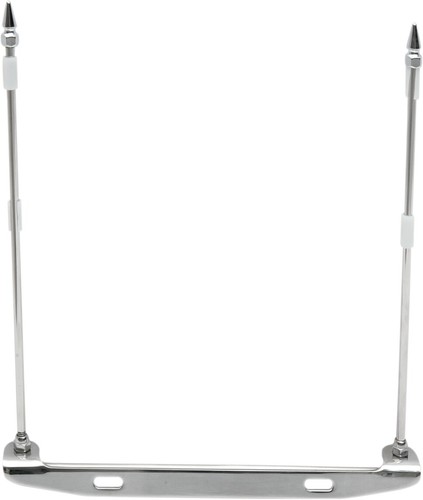 Rivco Products Motorcycle License Plate Mounted Double Flag Holder 12 ...