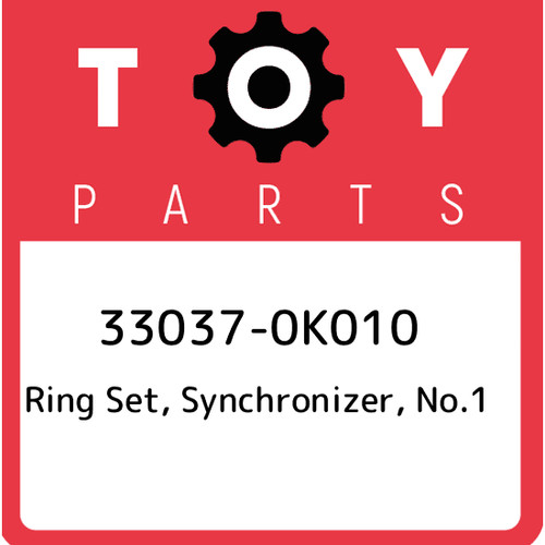 33037-0K010 Toyota Ring set, synchronizer, no.1 330370K010, New Genuine ...