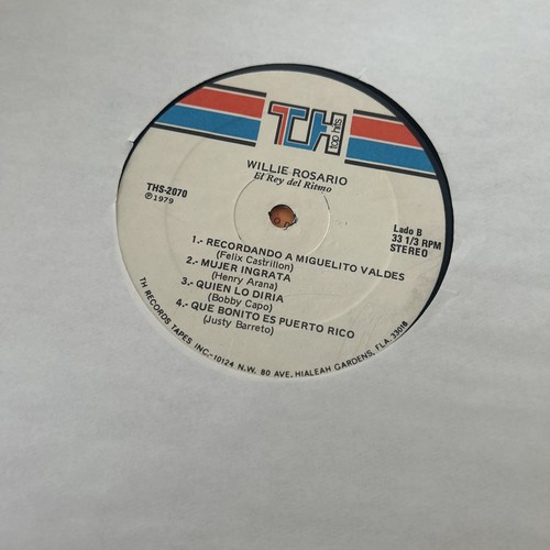 WILLIE ROSARIO El Rey Del Ritmo LATIN ORIG SALSA MIAMI, No Cover, Just ...