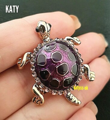 Tortoise Brooch in Costume Brooches & Pins for sale | eBay