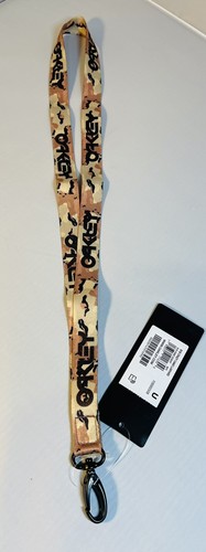 New Oakley Lanyard B1B Crazy Camouflage Neck Strap ID Holder Key Ring ...