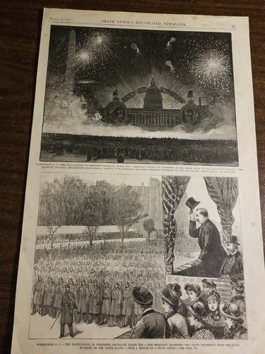 [J229] The Inauguration Of President Cleveland(1885) | eBay