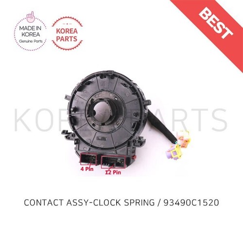 GENUINE Contact ASSY Clock Spring for Hyundai Kia 93490C1520 | eBay