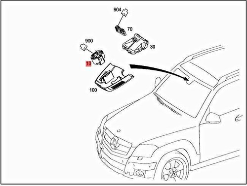 Genuine MERCEDES X204 GLK-CLASS Control unit 2049013003 | eBay