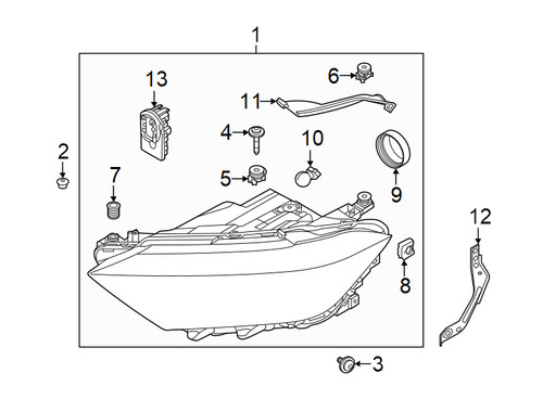 VW/Audi/Porsche 17A941057 Headlight Bracket. Bracket | eBay